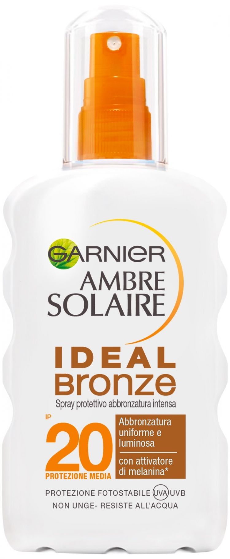 GARNIER Ambre Solaire Ideal Bronze Spray Protettivo Protezione Media 20 ...