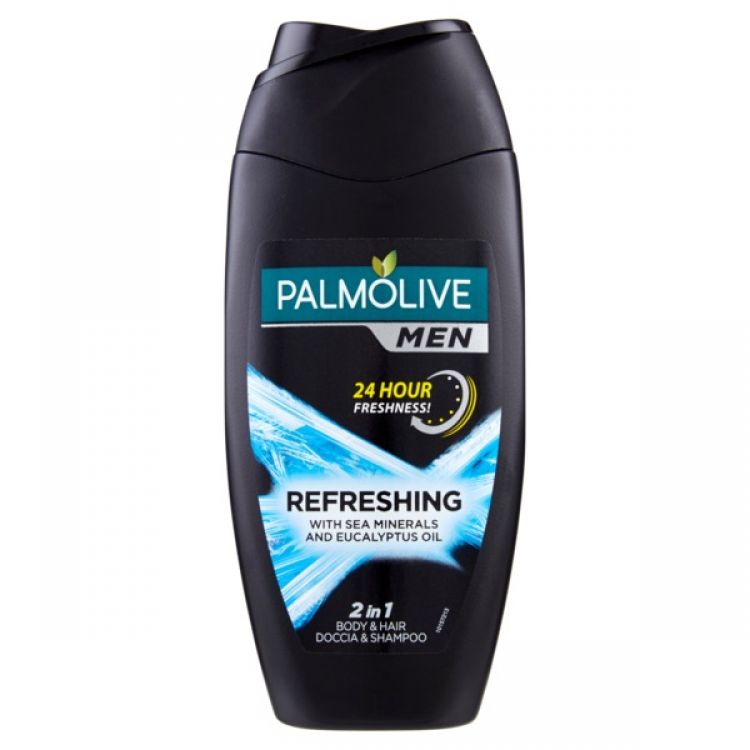 Palmolive men refreshing con sali del mediterraneo e olio di eucalipto ...