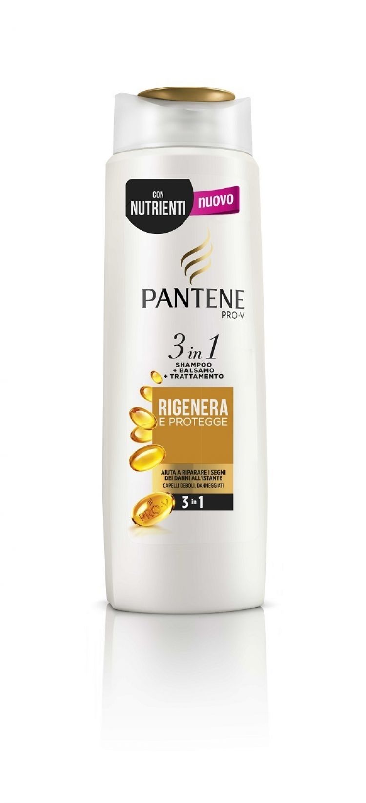 Pantene shampoo rigenera&protegge 3in1 225ml | TuttoDetersivi.it