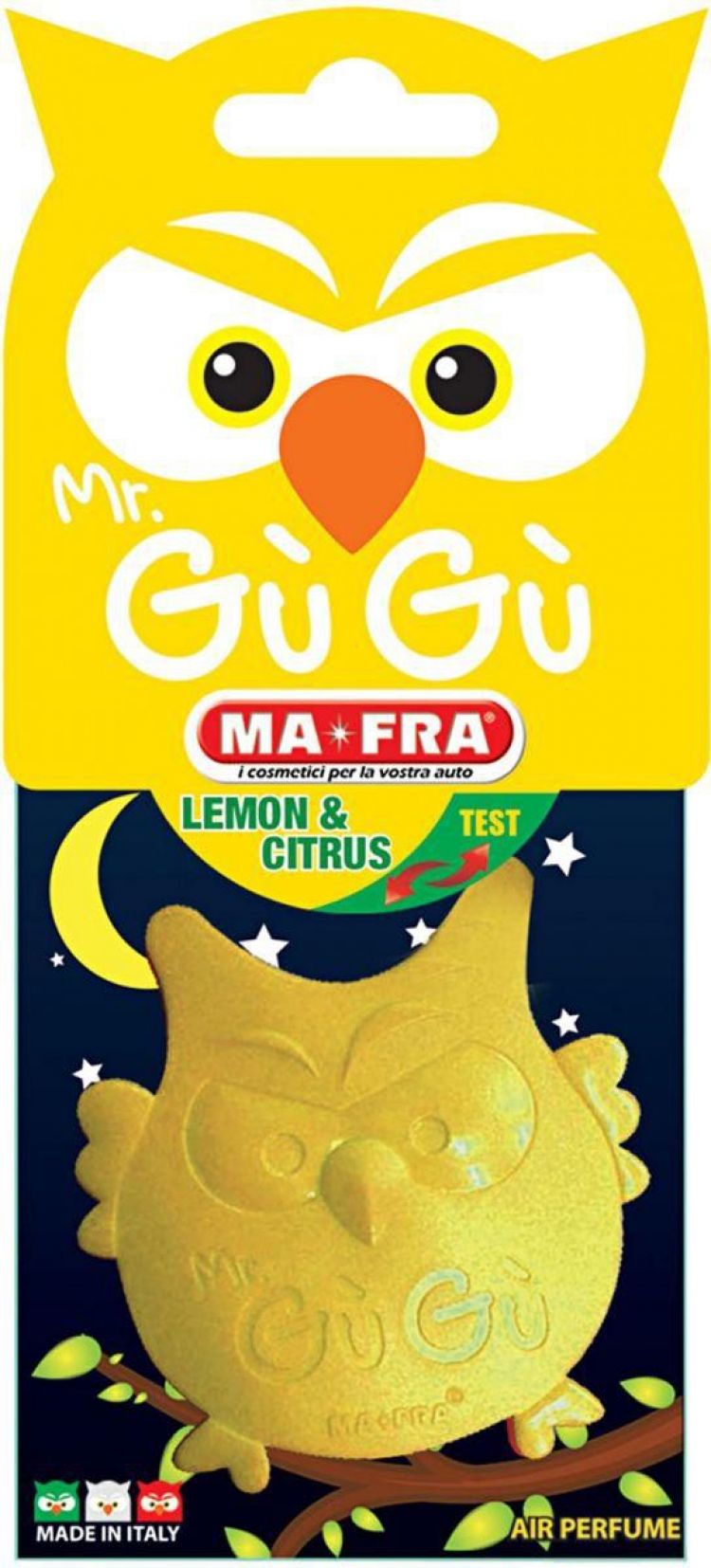 Gugu' deo auto giallo lemon&citrus | TuttoDetersivi.it