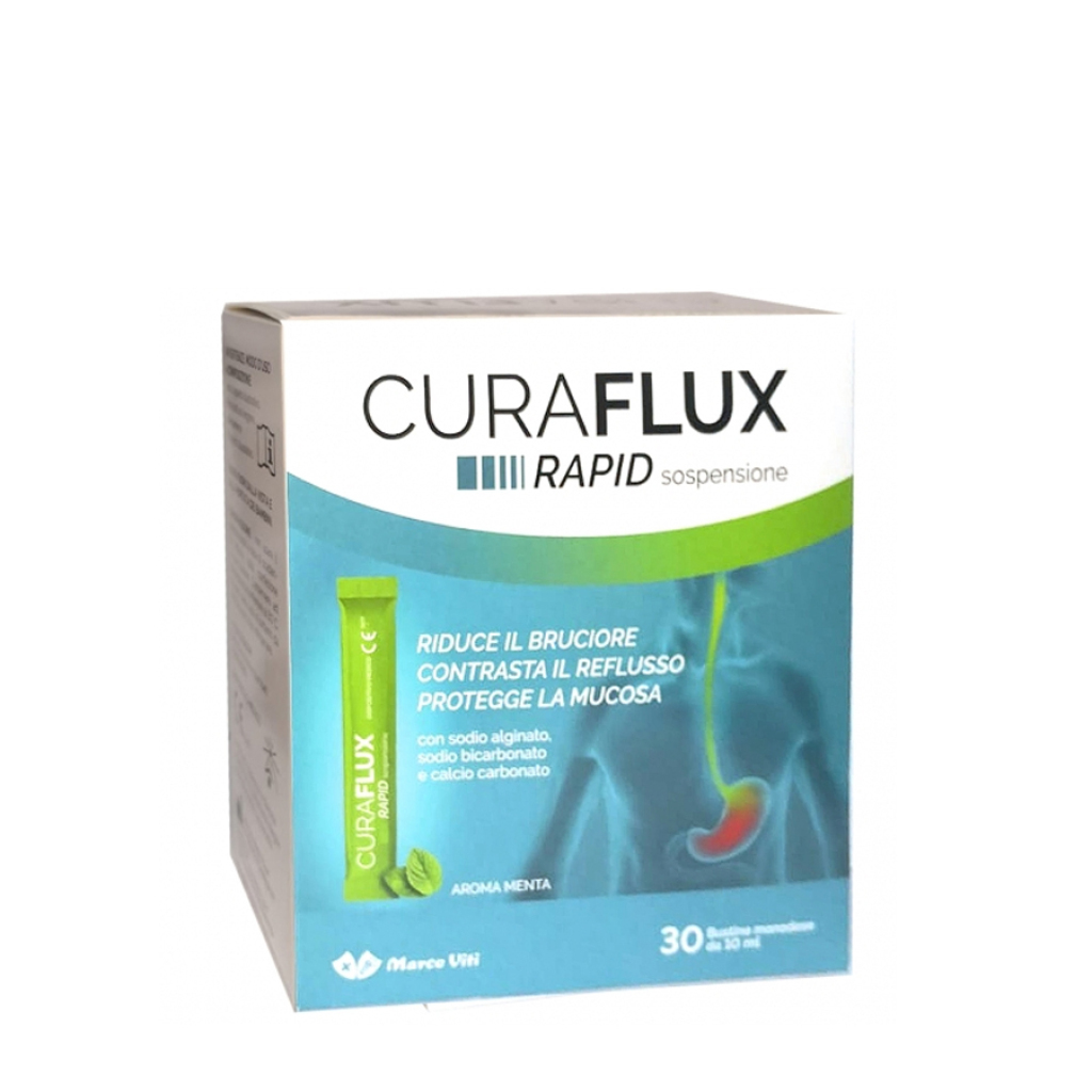 CURAFLUX Rapid per Contrastare il Reflusso - 30 bustine