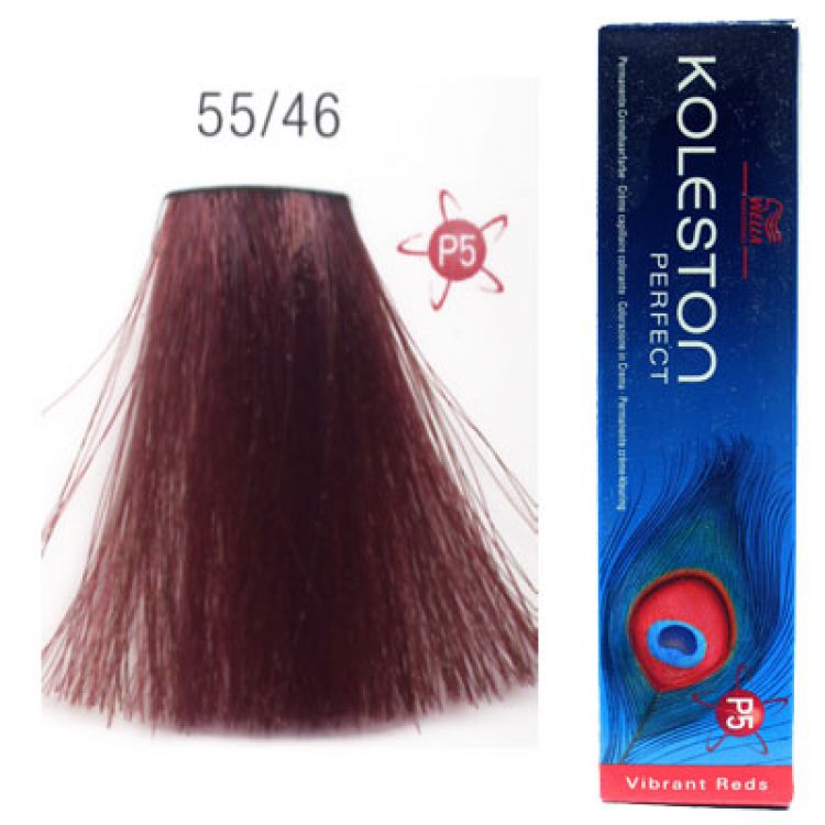 Koleston perfect 55/46 castano chiaro intenso rame violetto ...